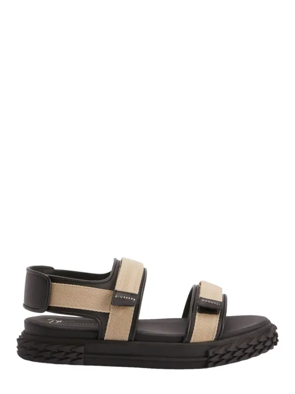 GIUSEPPE ZANOTTI Frankie Touch-strap Sandals - Black