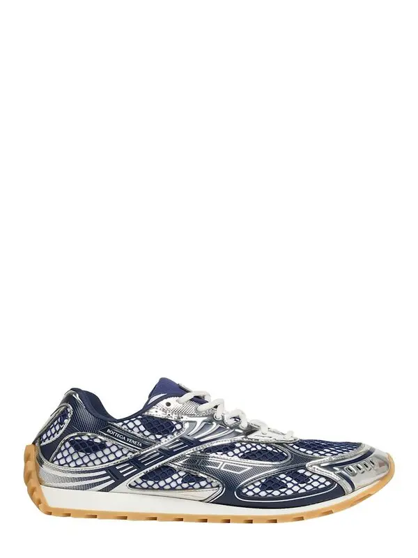 Bottega Veneta Orbit Technical Sneakers - Abyss-silver