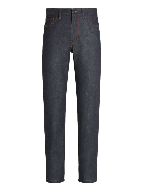 Zegna Roccia Slim-fit Jeans - Blue
