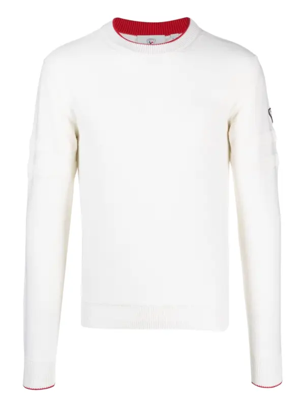 Rossignol Striped Sweater - White