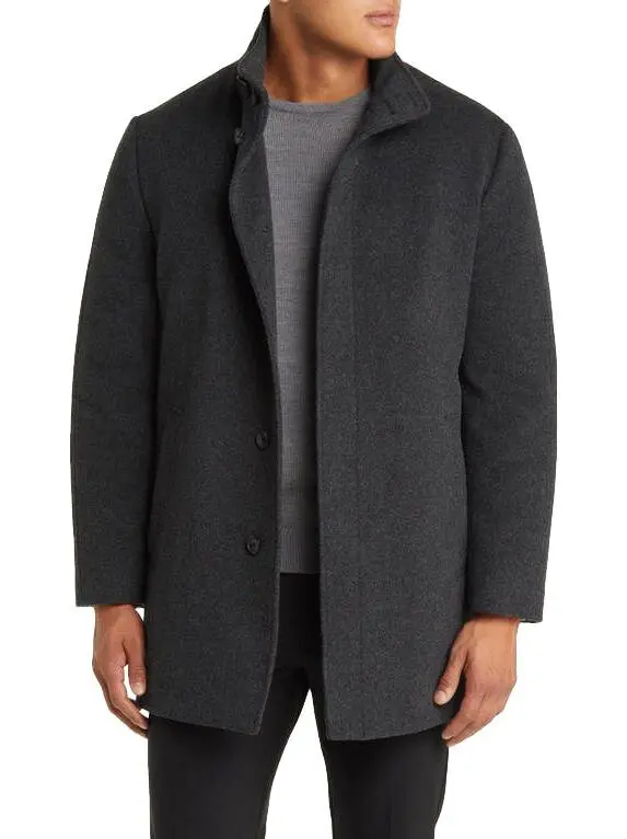 Cardinal Of Canada Mont Royal Insulated Wool & Cashmere Jacket - Charcoal