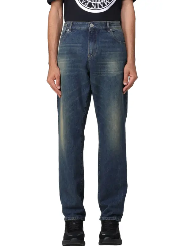 Balmain Regular Fit Jeans - Denim
