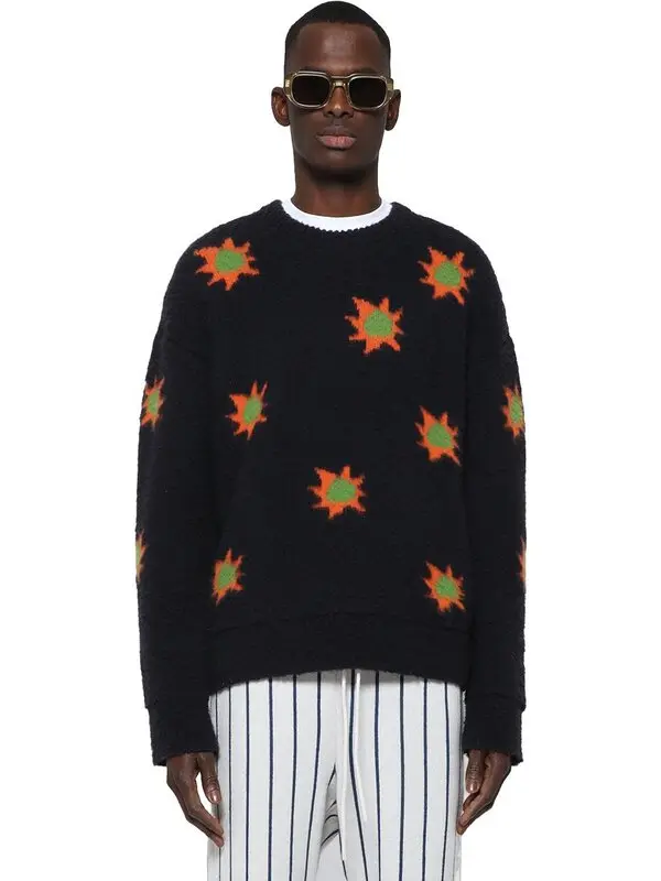Zegna X The Elder Statesman Cashmere And Wool Sweater - Blue