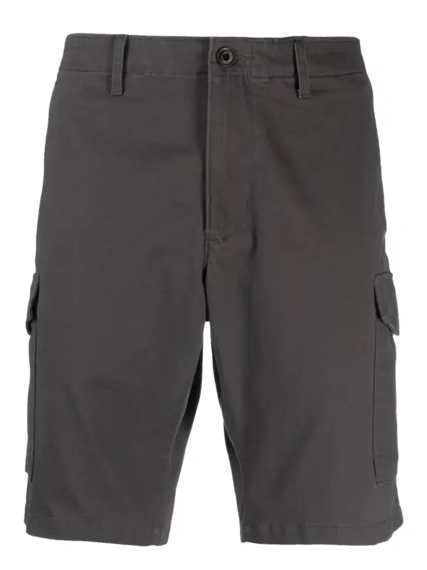 Tommy Hilfiger Harlem Logo-embroidered Cargo Shorts - Grey