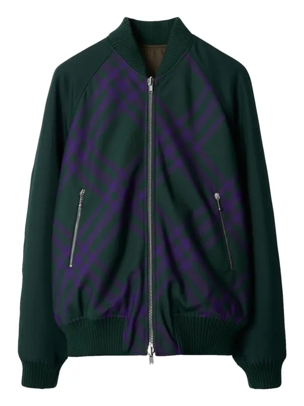 Burberry Reversible Bomber Jacket - Brown