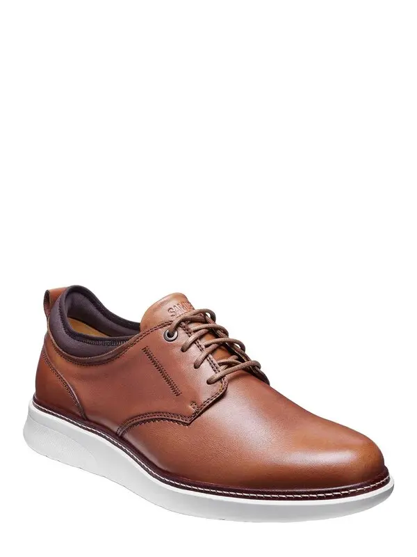 Samuel Hubbard Rafael Hybrid Derby Lace-up - Tan Leather