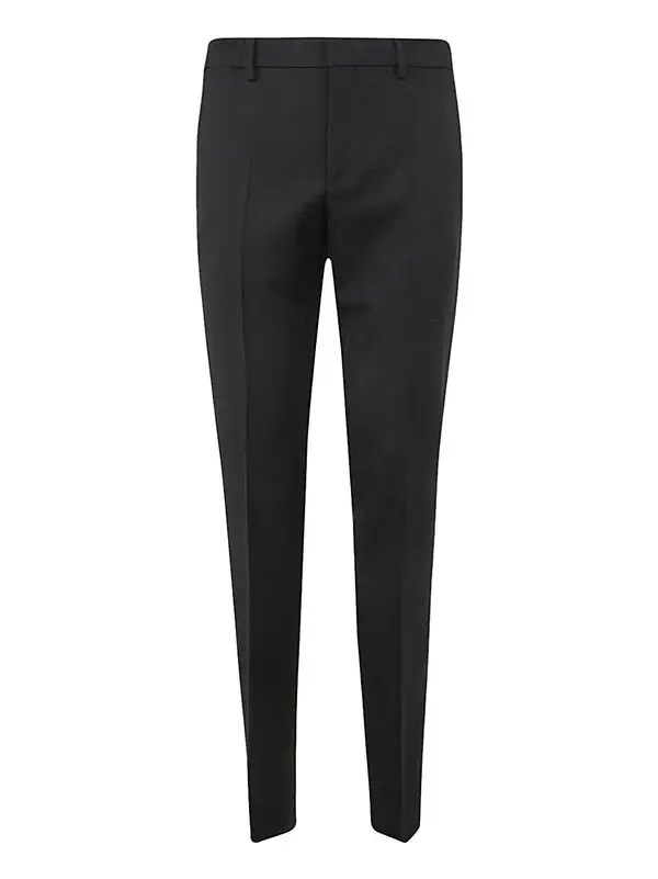 Versace Formal Wool Trousers - Black