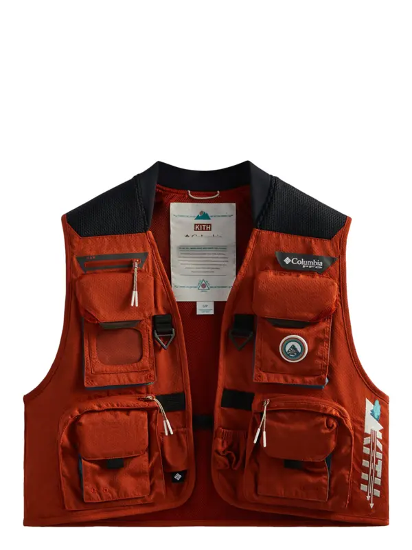 Kith For Columbia Henrys Fork V Vest - Orange