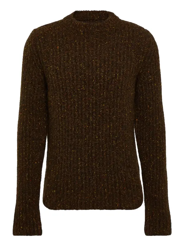 JIL SANDER Alpaca Wool And Silk Sweater - Brown