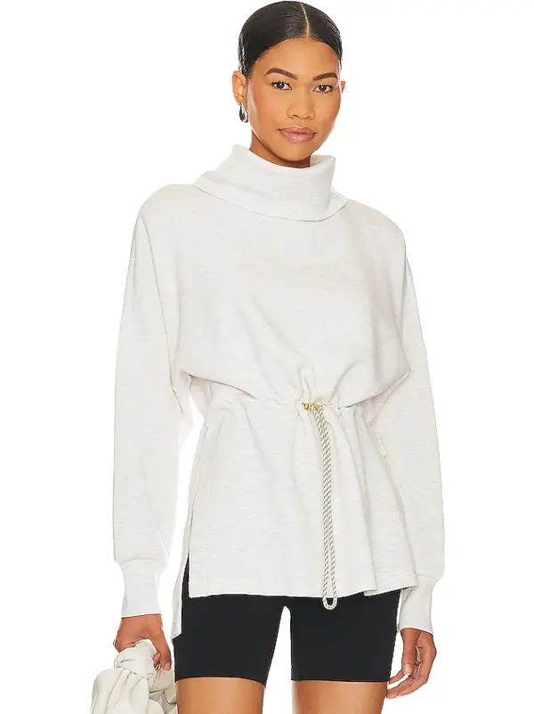 Varley Freya Sweatshirt - Ivory Marl