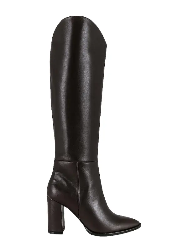 Steve Madden Bixby Leather Boots - Brown