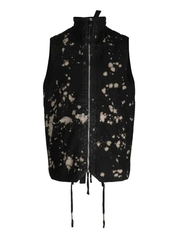Boris Bidjan Saberi Camouflage Gilet - Black