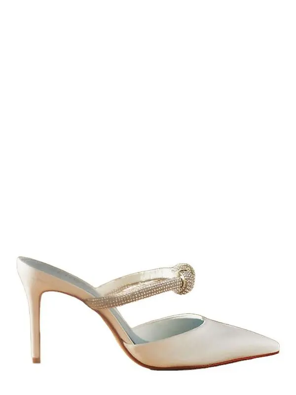 Schutz Pearl Pumps - White