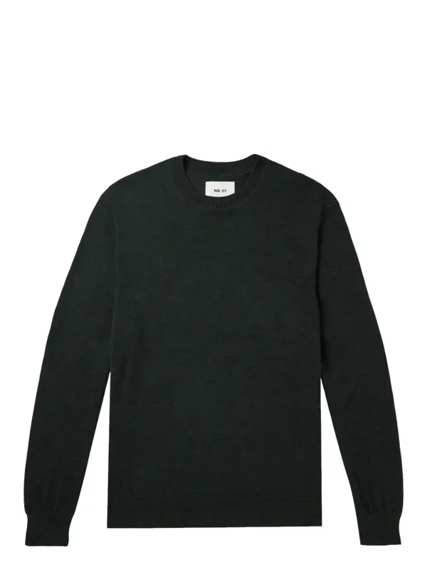 Nn07 Ted 6605 Wool Sweater - Green