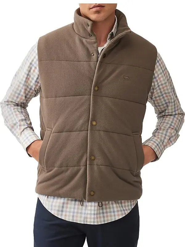 Rodd & Gunn Lake Ferry Quilted Vest - Khaki