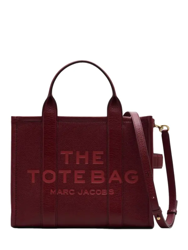 Marc Jacobs Leather Medium Tote Bag - Red