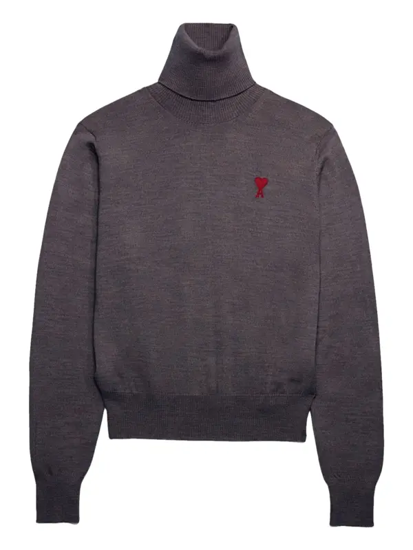 Ami De Coeur Wool Jumper - Grey