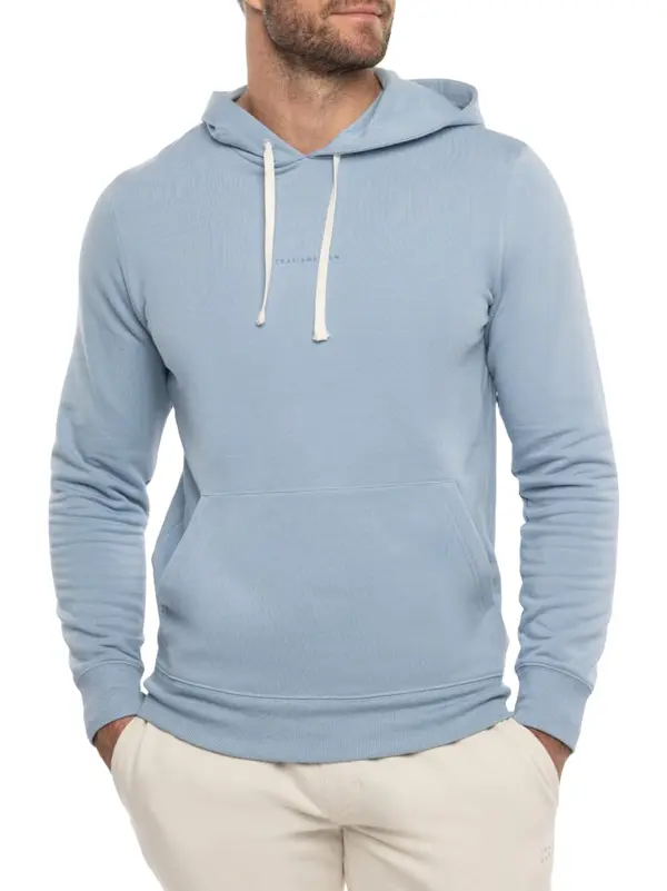 Travis Mathew Coastal Cloud Hoodie - Ash Blue