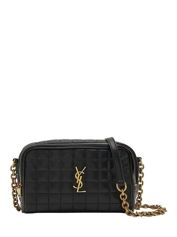 Saint Laurent Cassandre Mini Camera Bag - Noir