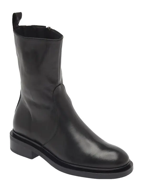 Cordani Blaize Leather Bootie - Vitello Nero