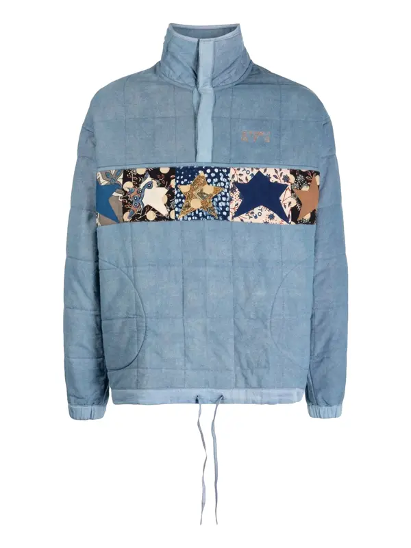 STORY MFG. Polite Padded Organic Cotton Jacket - Blue