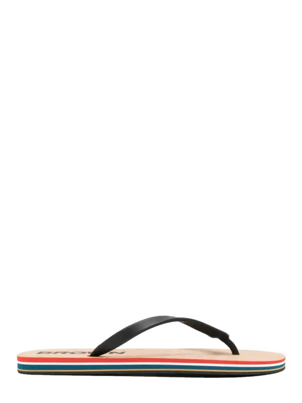Orlebar Brown Haston Flip Flops - Black