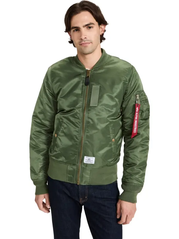 Alpha Industries Ma-1 Mod Bomber Flight Jacket - Sage