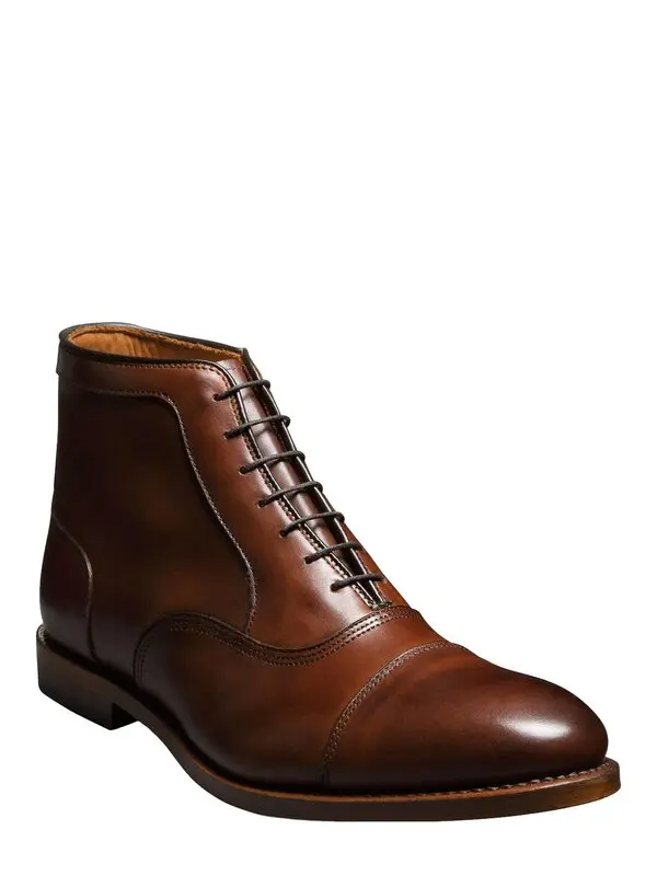 Allen Edmonds Park Avenue Cap Toe Boots - Dark Chili