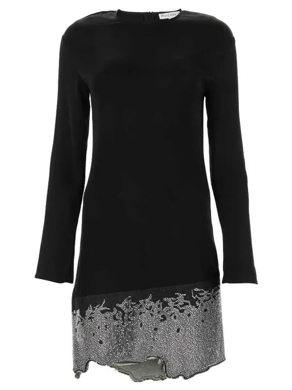 JW Anderson Triacetate Blend Dress - Black