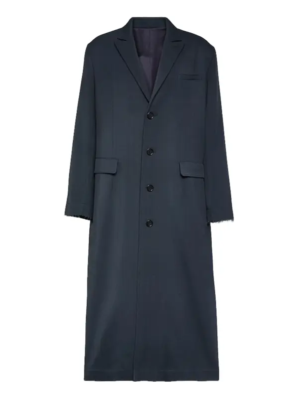 UNDERCOVERISM Single-breasted Wool Coat - Blue
