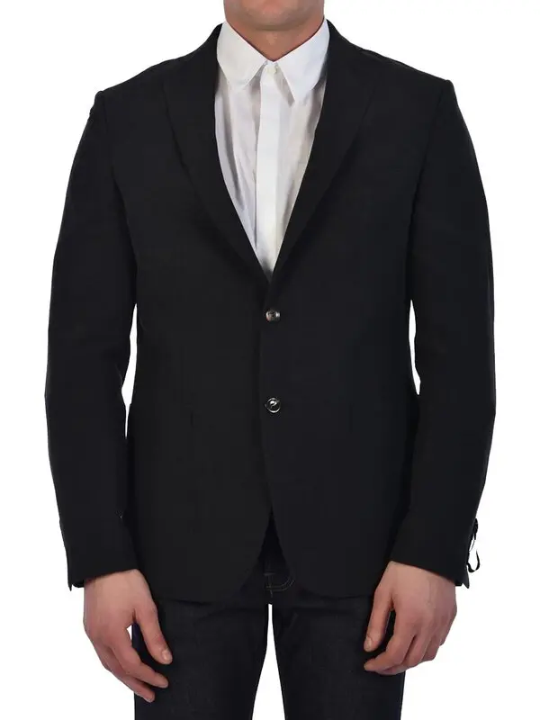 TONELLO Single-breasted Jacket - Grey