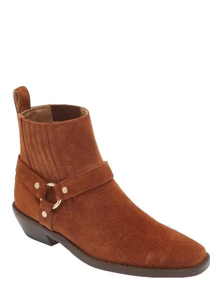 Madewell Santiago Western Ankle Boots - Dried Maple