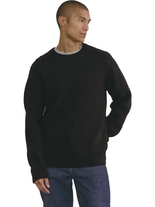 Everlane Cloud Crewneck Sweater - Black
