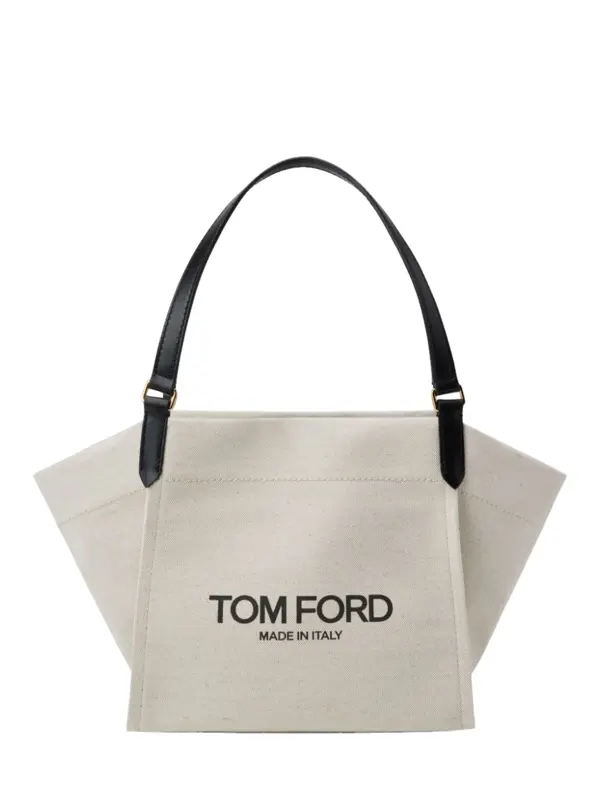 TOM FORD Amalfi Medium Tote Bag - Neutrals