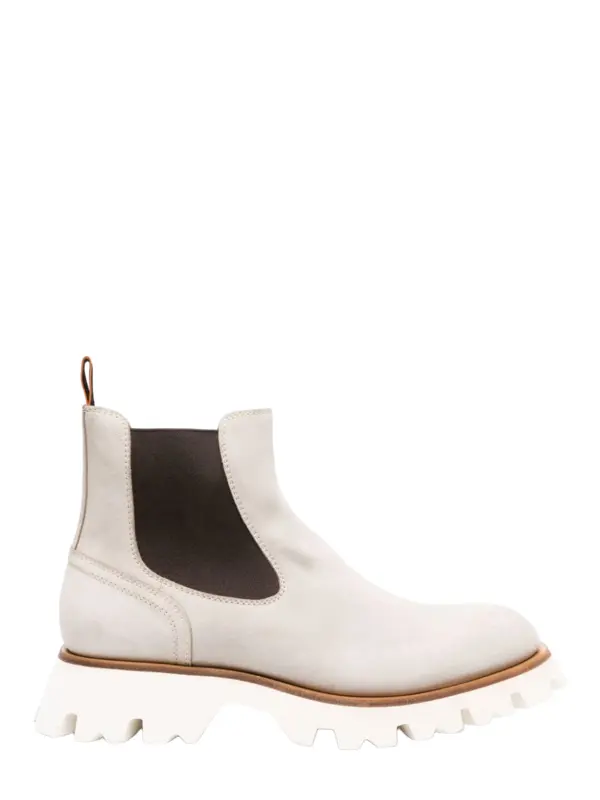 Santoni Chunky Chelsea Boots - Neutrals