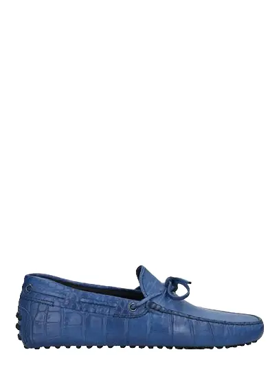 TOD'S Leather Loafers - Blue