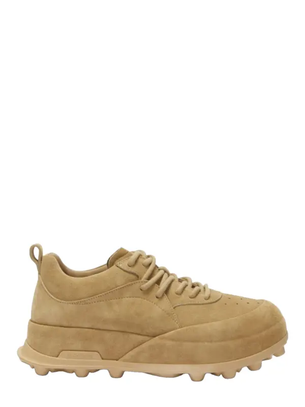 JIL SANDER Orb Suede Sneakers - Neutrals