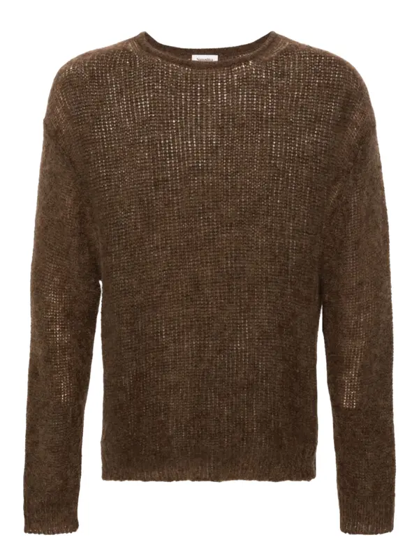 Nanushka Tevin Brushed Jumper - Brown