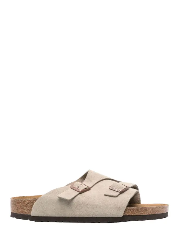 BIRKENSTOCK Zürich Suede Sandals - Neutrals