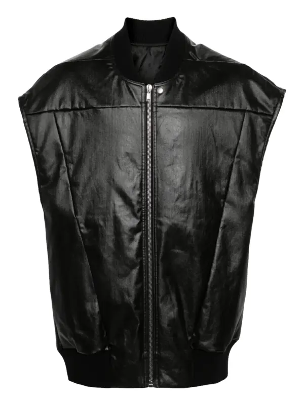 Rick Owens Jumbo Flight Gilet - Black