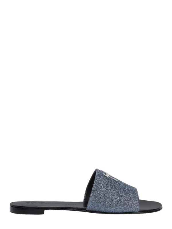 GIUSEPPE ZANOTTI Shirley Glitter Sandals - Grey