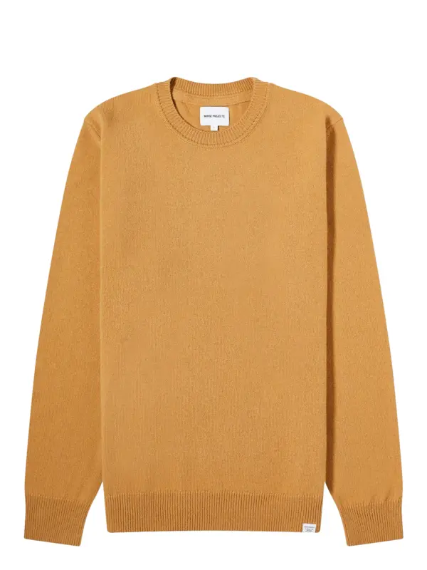Norse Projects Sigfred Merino Lambswool Crew Jumper - Camel