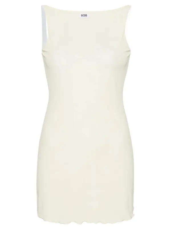 Gcds Layered Mini Dress - Yellow