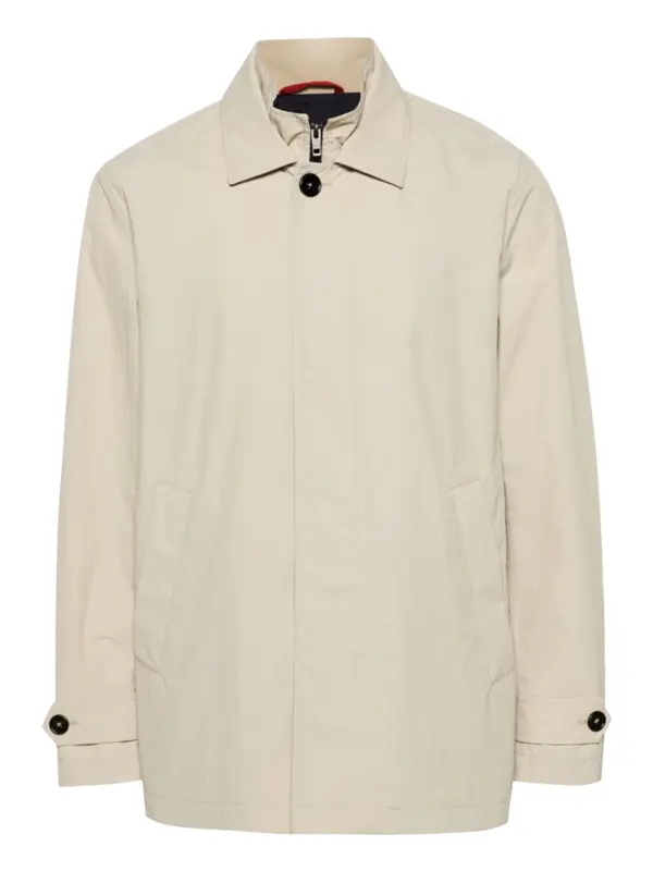 FAY Morning Layered Coat - Neutrals