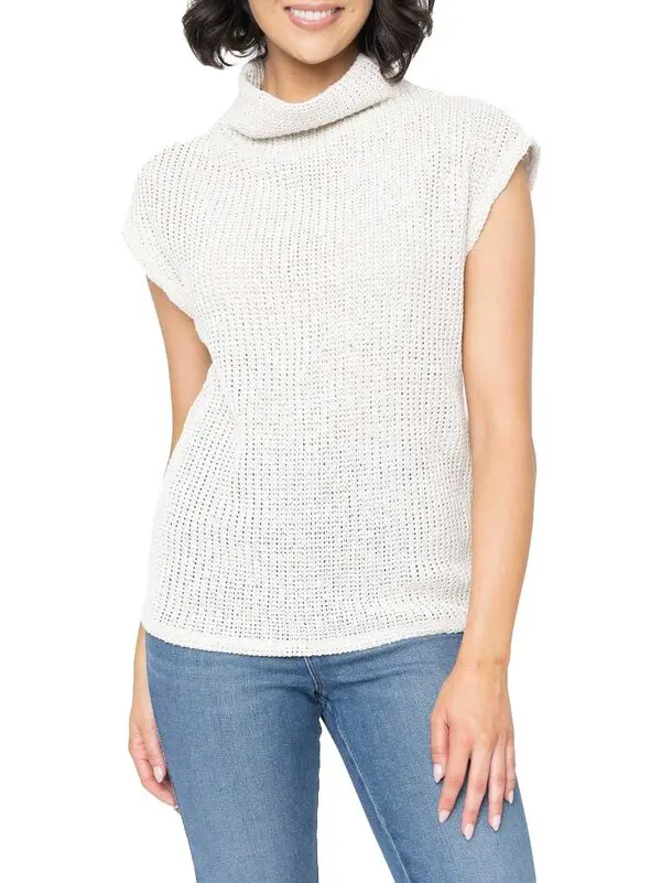 GIBSONLOOK Funnel Neck Sweater - Natural