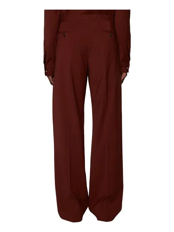 Rick Owens Tailored Loose Fit Pants - Henna
