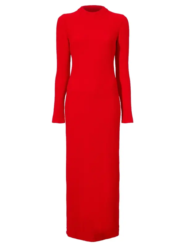 Proenza Schouler Lara Knit Maxi Dress - Red