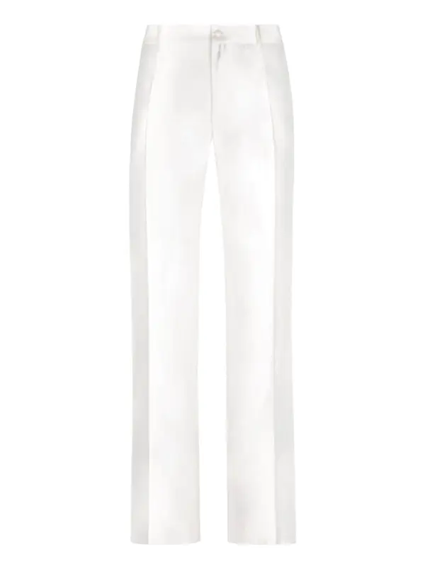 Dolce & Gabbana Straight-leg Tailored Trousers - White