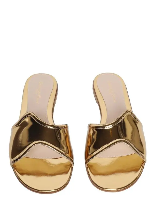 GIANVITO ROSSI Lucrezia Metal Mule - Mekong
