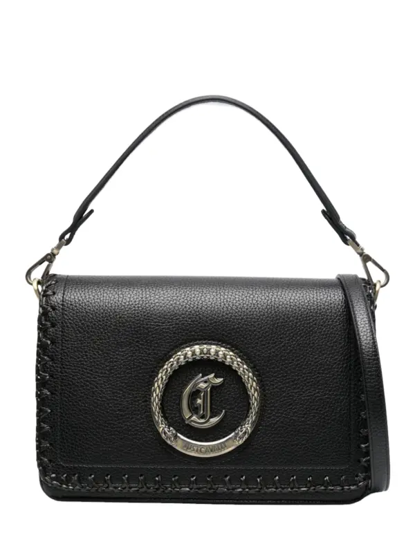 Just Cavalli Logo-plaque Tote Bag - Black